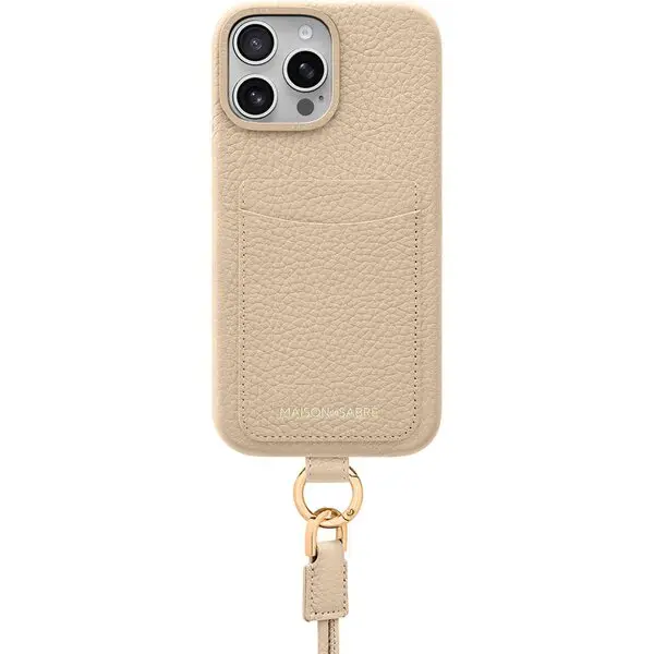 MAISON DE SABRE Sling Phone Case - Saharan Nude