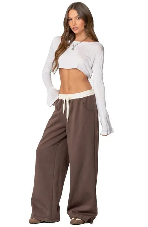 EDIKTED Mikki Wide-leg Sweatpants