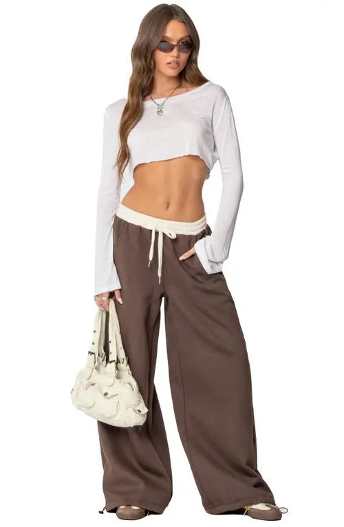EDIKTED Mikki Wide-leg Sweatpants