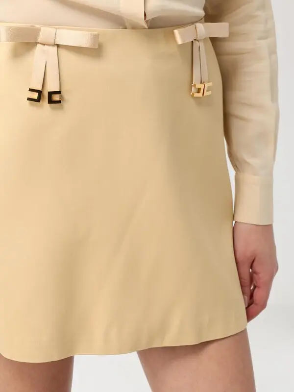 Elisabetta Franchi Asymmetrical Draped Skirt