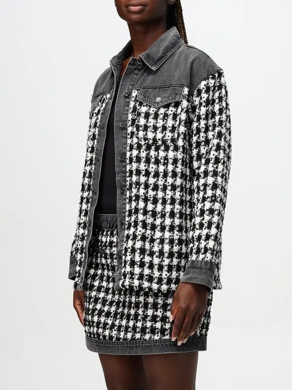 Liu Jo Houndstooth Textured Jacket