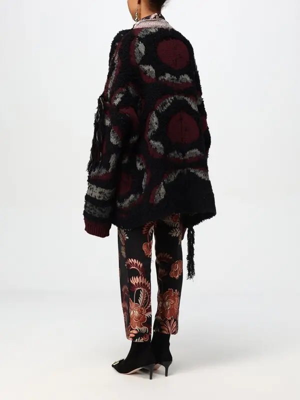 Etro Multicolor Patterned Knit Cardigan