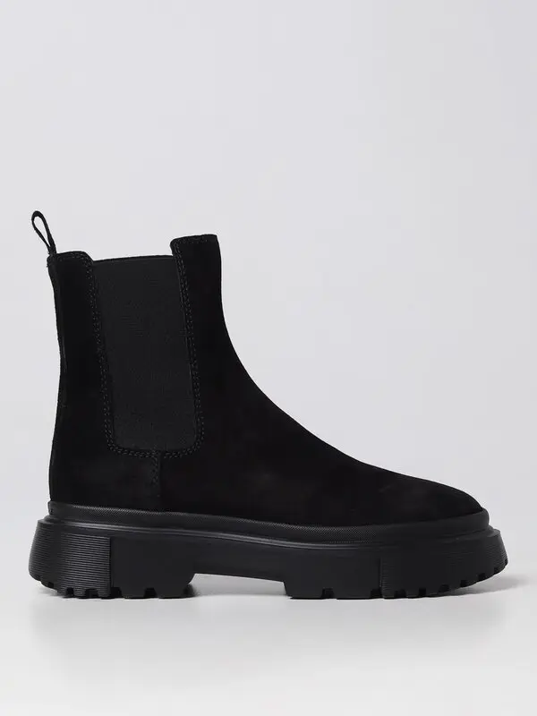 Hogan Flat Ankle Boots