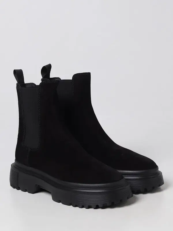Hogan Flat Ankle Boots