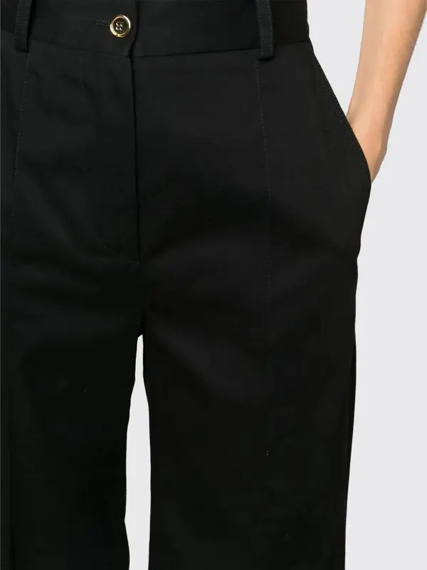 PATOU Wide Leg Trousers - Black