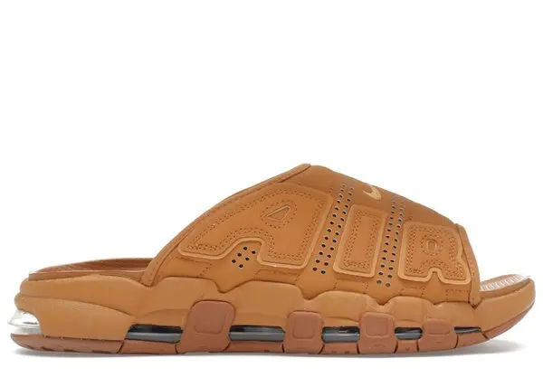 Nike Air More Uptempo Slides - Wheat/flax