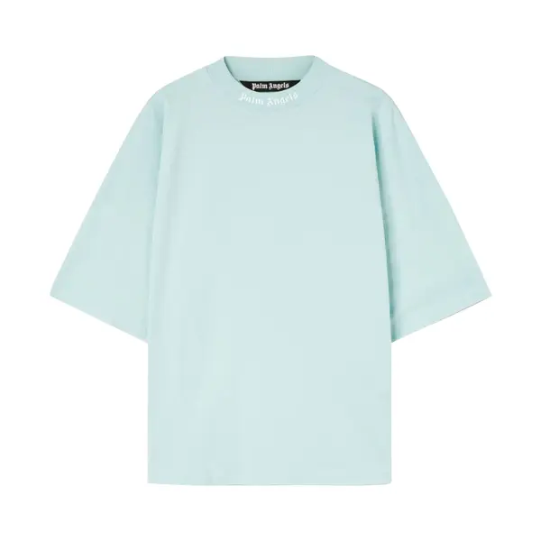 Palm Angels Classic Logo Over Tee - Blue