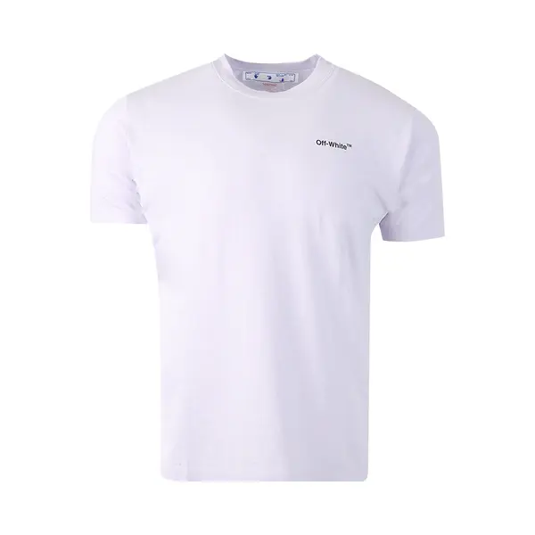 Off-White Caravaggio Arrow Slim Short-sleeve Tee 'dusty Lilac/black - Purple