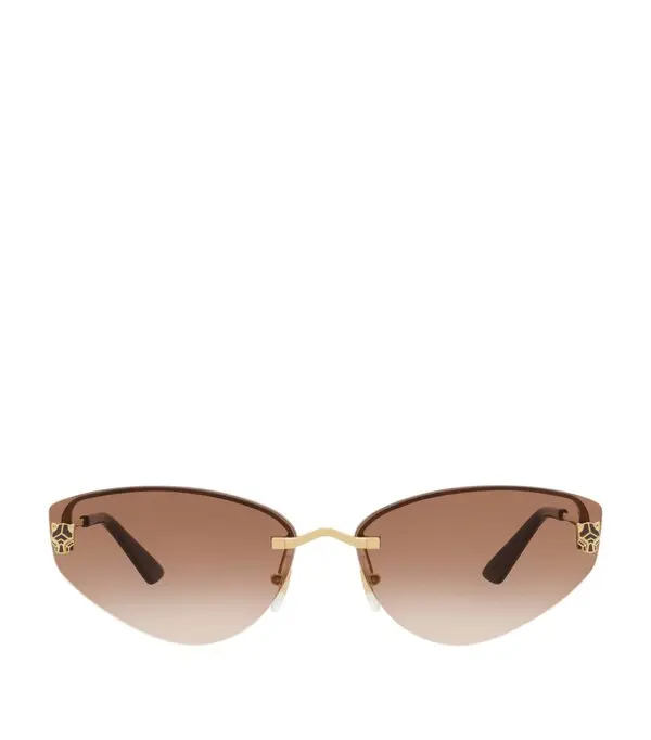 Cartier Rimless Sunglasses - Gold