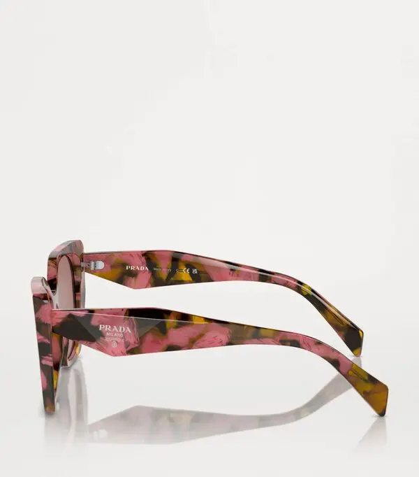 Prada Acetate Pr 19zs Sunglasses - Brown