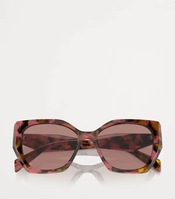 Prada Acetate Pr 19zs Sunglasses - Brown