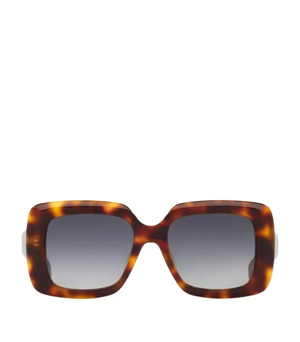 Celine Acetate Sunglasses - Brown