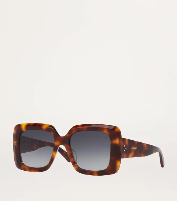Celine Acetate Sunglasses - Brown