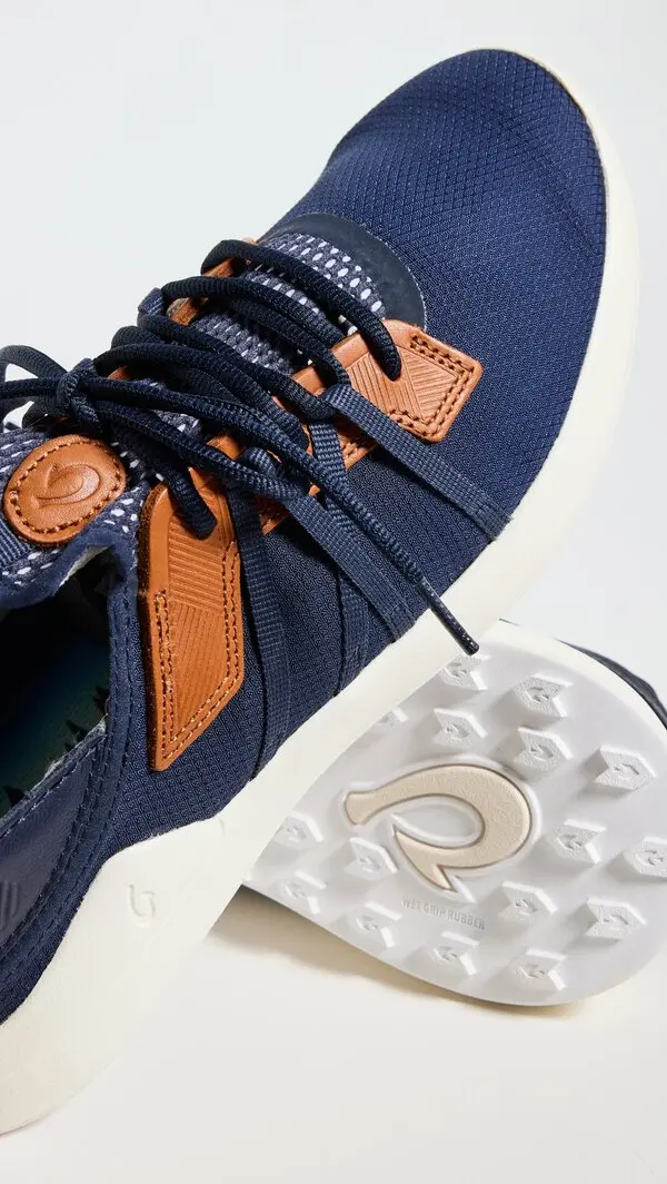 Olukai Manele Golf Sneakers - Trench Blue