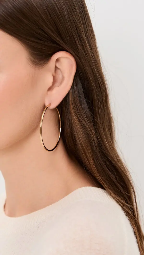 JENNIFER FISHER 2 Thread Hoop Earrings