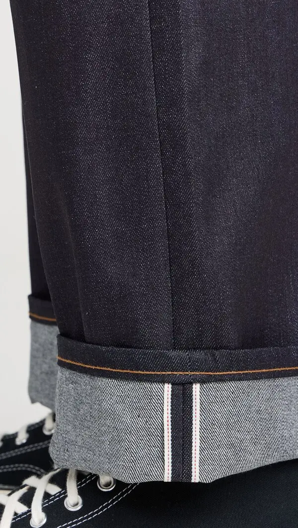 Naked & Famous Denim Nightshade Stretch Selvedge Strong Guy Jeans - Indigo