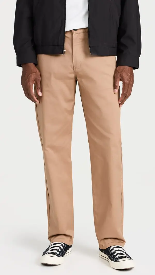 Naked & Famous Denim Straight Chino Stretch Twill Trousers