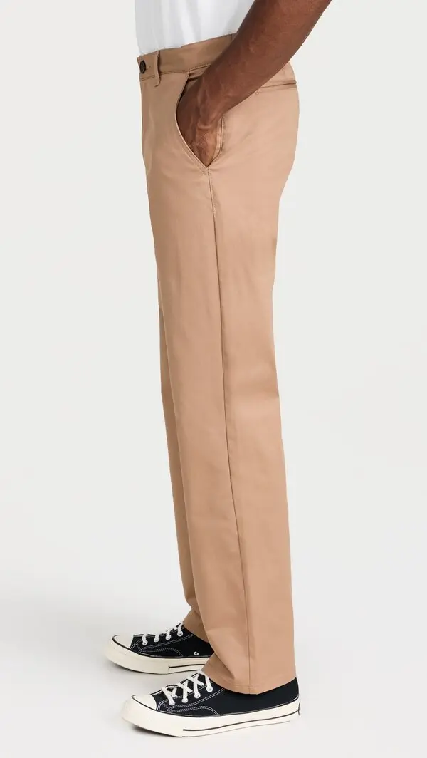 Naked & Famous Denim Straight Chino Stretch Twill Trousers