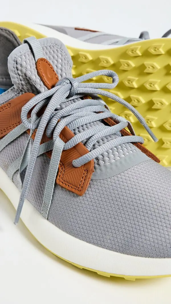 Olukai Manele Golf Sneakers - Poi/charcoal