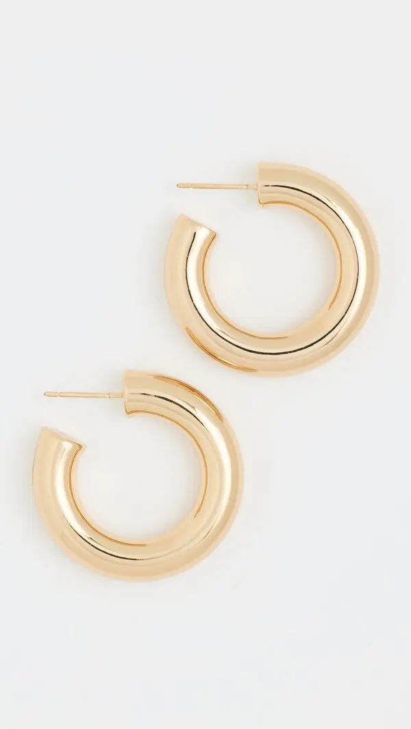 JENNIFER FISHER Samira Huggie Hoop Earrings - Yellow Gold