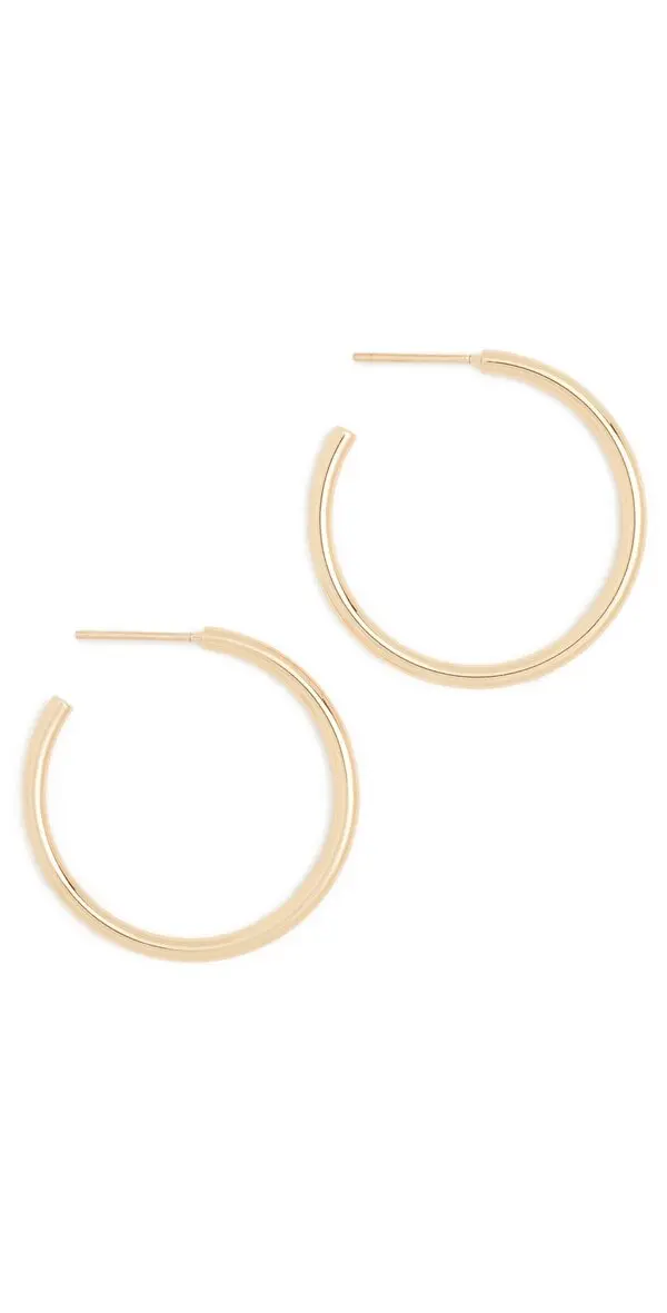 JENNIFER FISHER Thread Mini Hoop Earrings - Yellow Gold