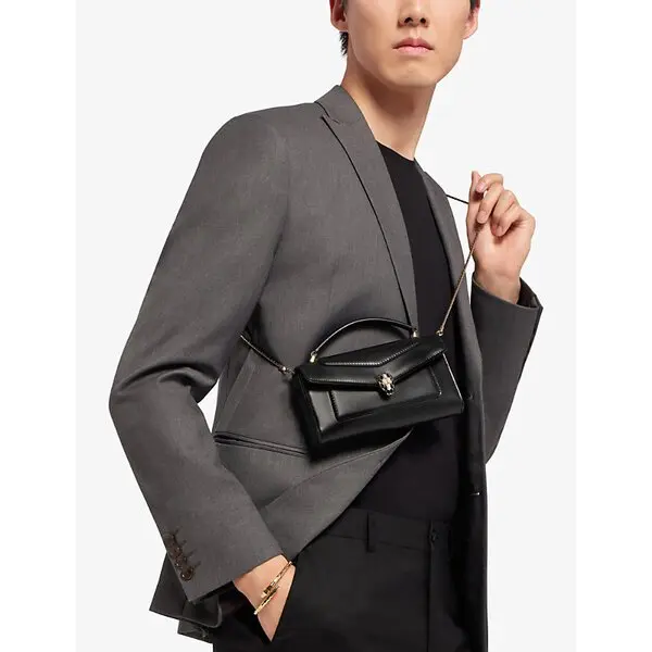 BVLGARI Serpenti Forever Cross-body Bag - Black