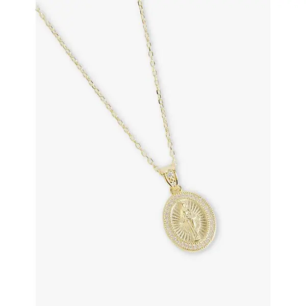 COMMONLINES 14ct Yellow -plated Sterling-silver Miracle Pendant Necklace