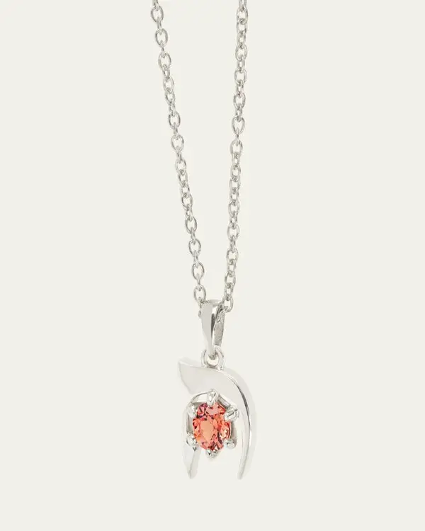 PROCACCIA JEWELRY 18k Hebrew Khet Initial Necklace - Rose Gold