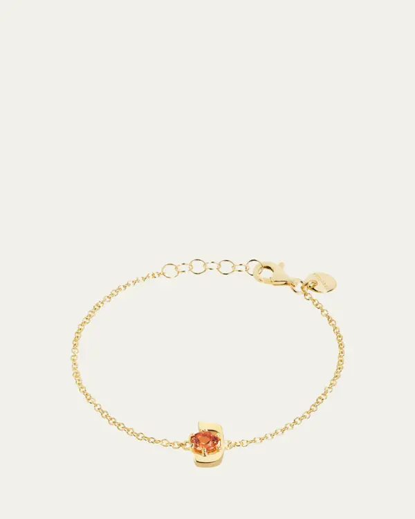 PROCACCIA JEWELRY 18k Nun Initial Bracelet - Gold