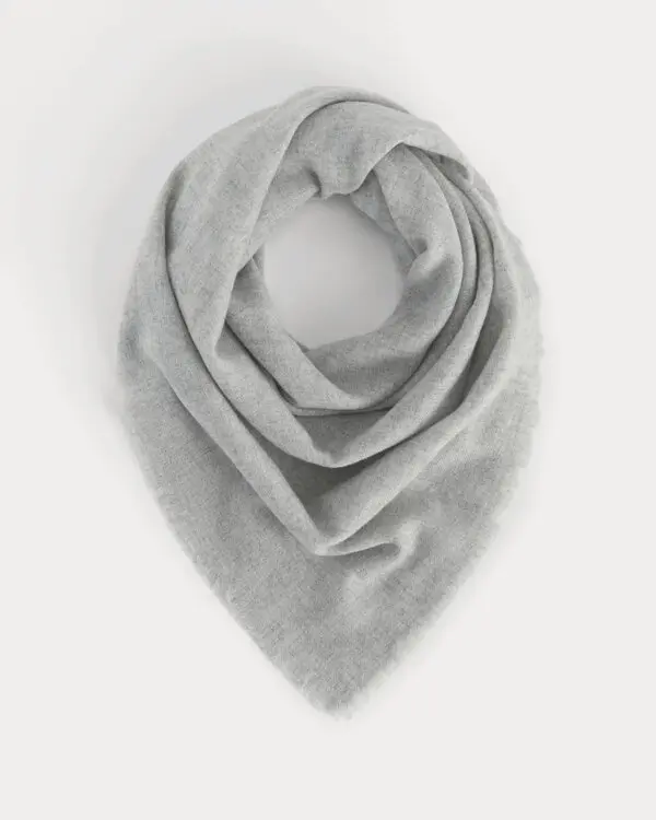 Everlane Cashmere Feather Scarf - Heathered Grey
