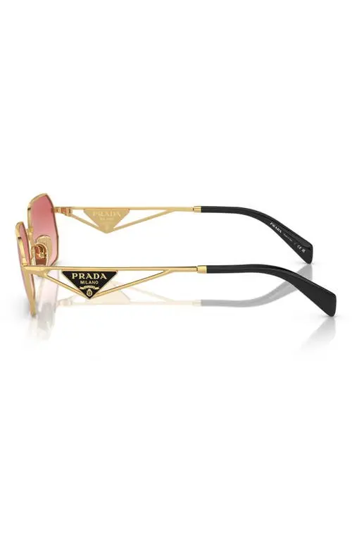Prada 58mm Octagon Sunglasses