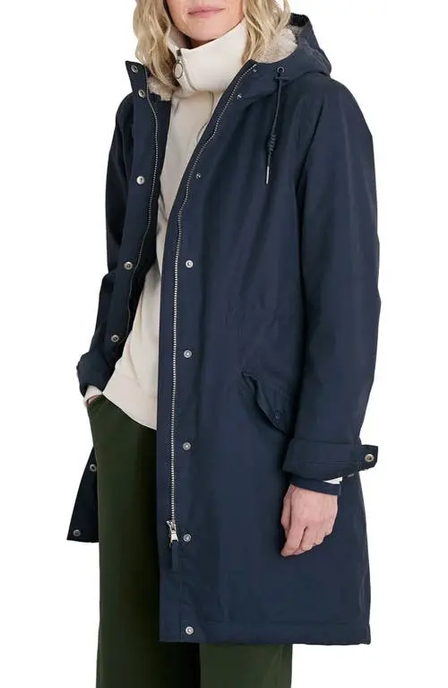 SEASALT CORNWALL Plant Hunter Waterproof Hooded Coat - Midnight