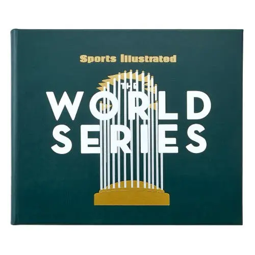 GRAPHIC IMAGE The World Series Leather Coffee Table Book - Green