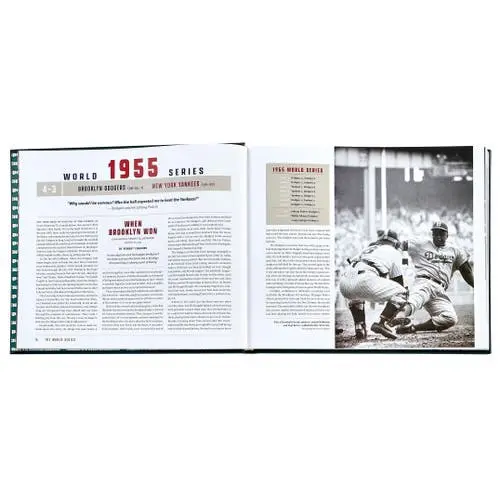 GRAPHIC IMAGE The World Series Leather Coffee Table Book