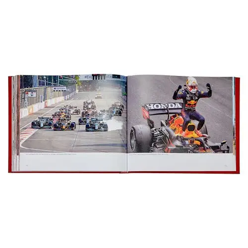 GRAPHIC IMAGE F1 Heroes Leather Coffee Table Book