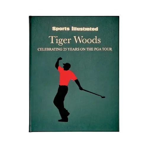 GRAPHIC IMAGE Tiger Woods Celebrating 25 Years On The Pga Tour Leather Edition - Green