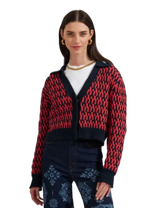 La DoubleJ Winset Cropped Cardigan
