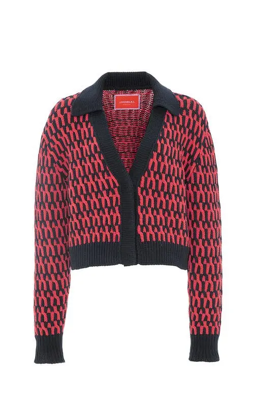 La DoubleJ Winset Cropped Cardigan