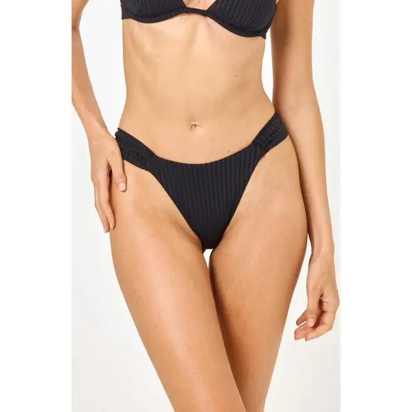 L*Space Dolce Full Bikini Bottom - Black