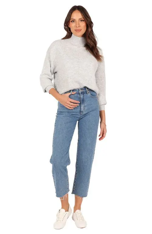 PETAL & PUP Brianna Mock Neck Sweater