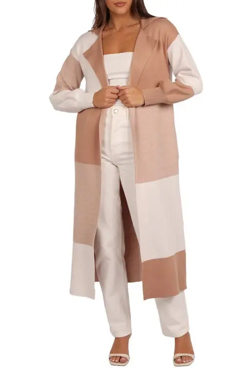 PETAL & PUP Kingston Check Long Cardigan