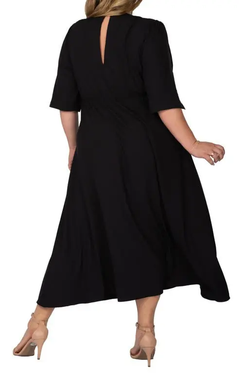 STANDARDS & PRACTICES Slit Sleeve Maxi Dress