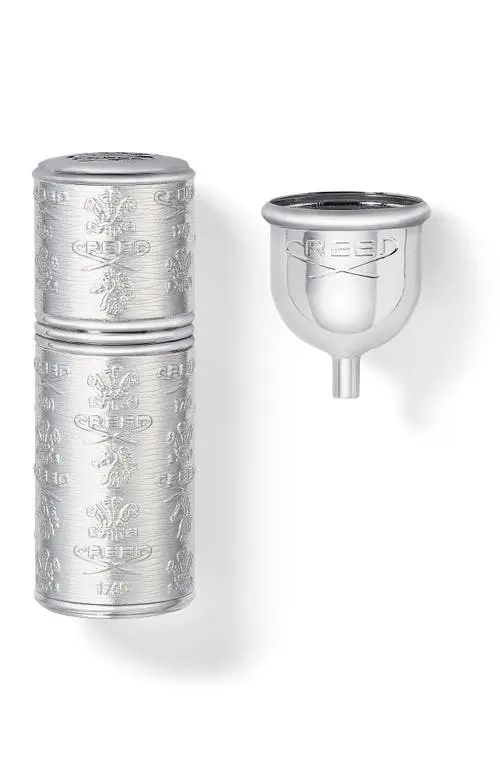 CREED Leather Fragrance Atomizer - Silver/ Silver