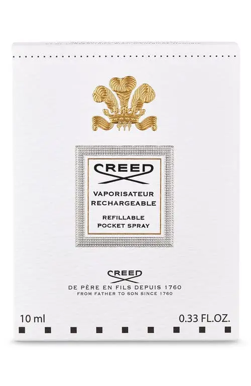 CREED Refillable Travel Atomizer - Silver/black
