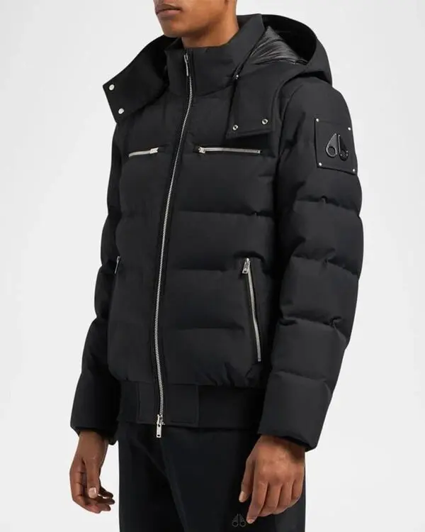 Moose Knuckles Cloud Bomber Jacket - Black