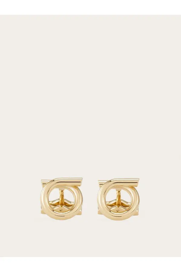 FERRAGAMO Gancini Cufflinks - Gold