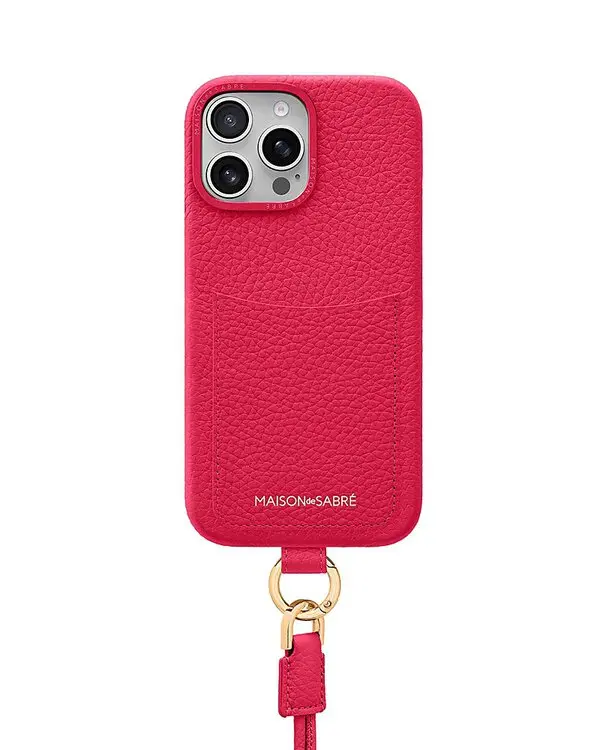 MAISON DE SABRE Maison De Sabra Sling Phone Case - Shibuya Fuchsia