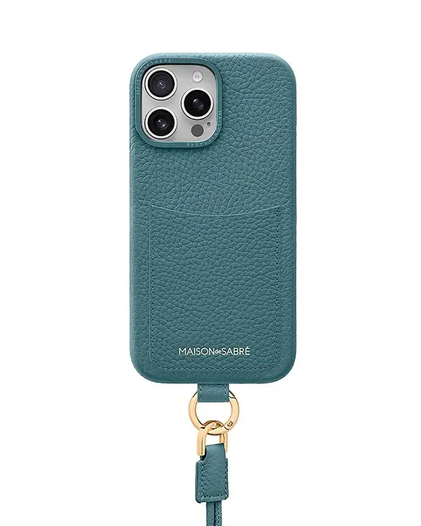 MAISON DE SABRE Maison De Sabra Sling Phone Case - Bondi Blue