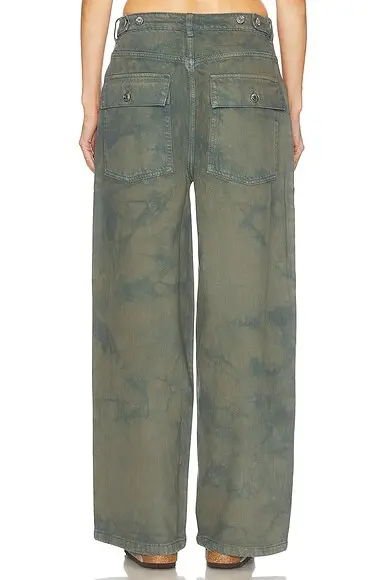 GRLFRND Lucie Slouchy Jeans - Eucalyptus