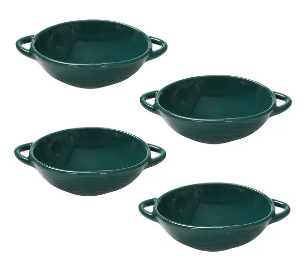 TEMP-TATIONS As Is Woodland Set Of 20-oz Wok Bowls - One-color